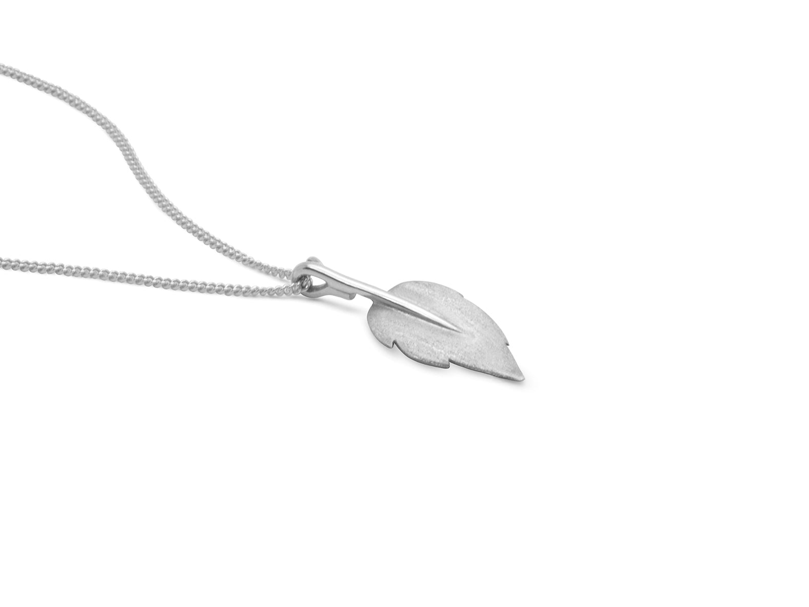 Textured Leaf Pendant – Whitney Goldsmiths